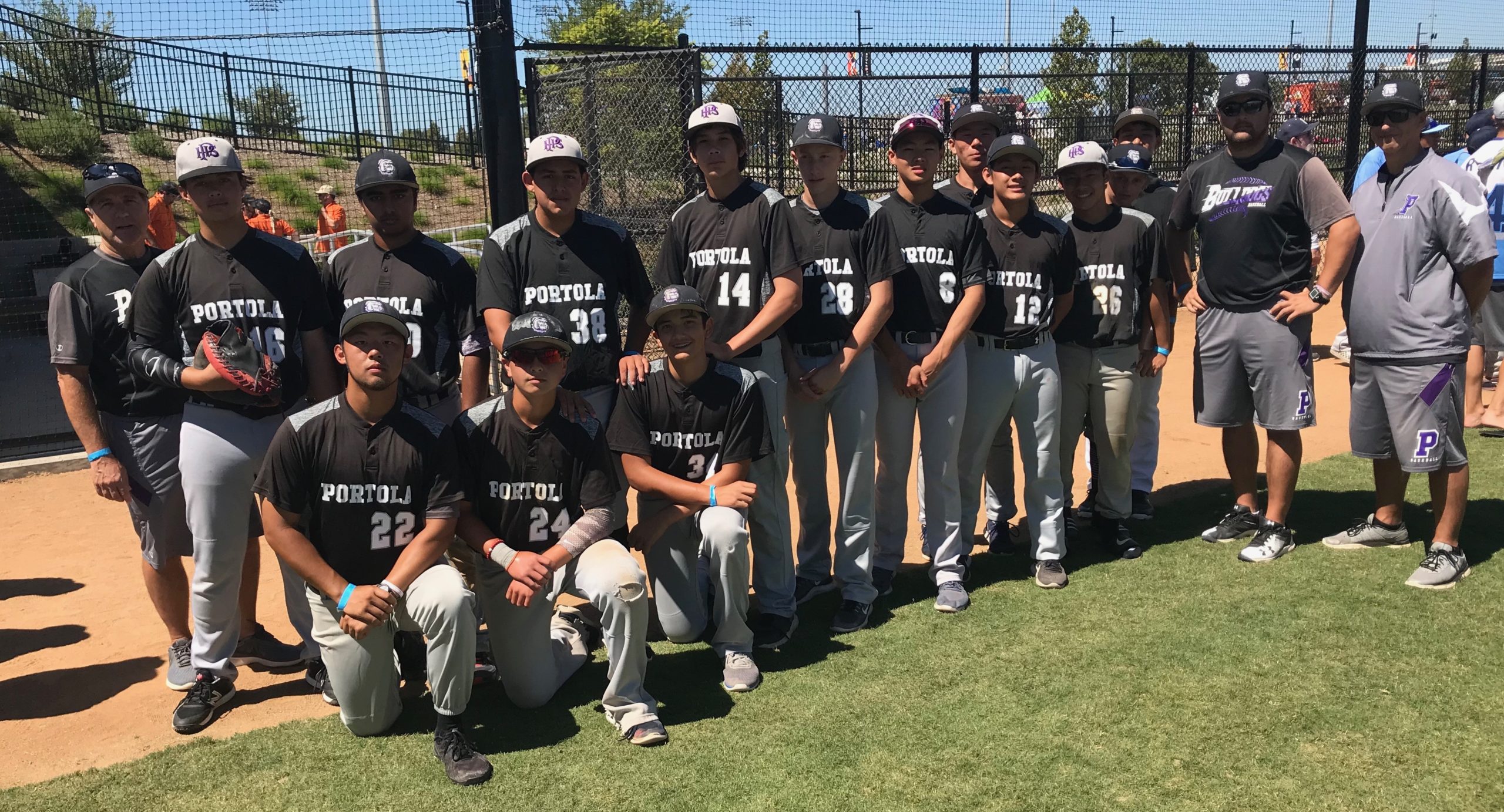 Team pictures of Sunday’s OC Great Park baseball stadium opening ...
