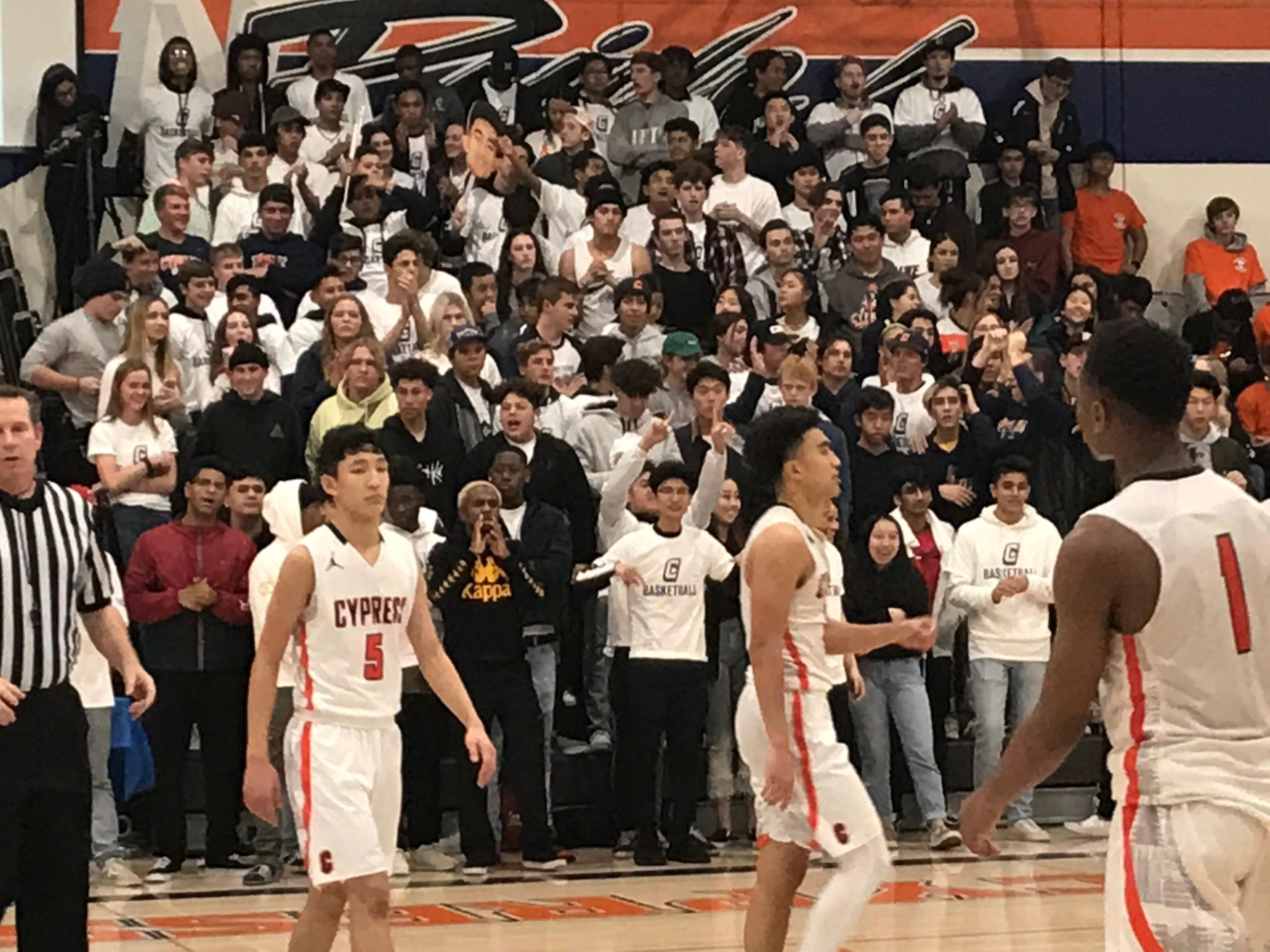 Cypress boys basketball team captures Empire League showdown over Crean Lutheran 94-85 in OT