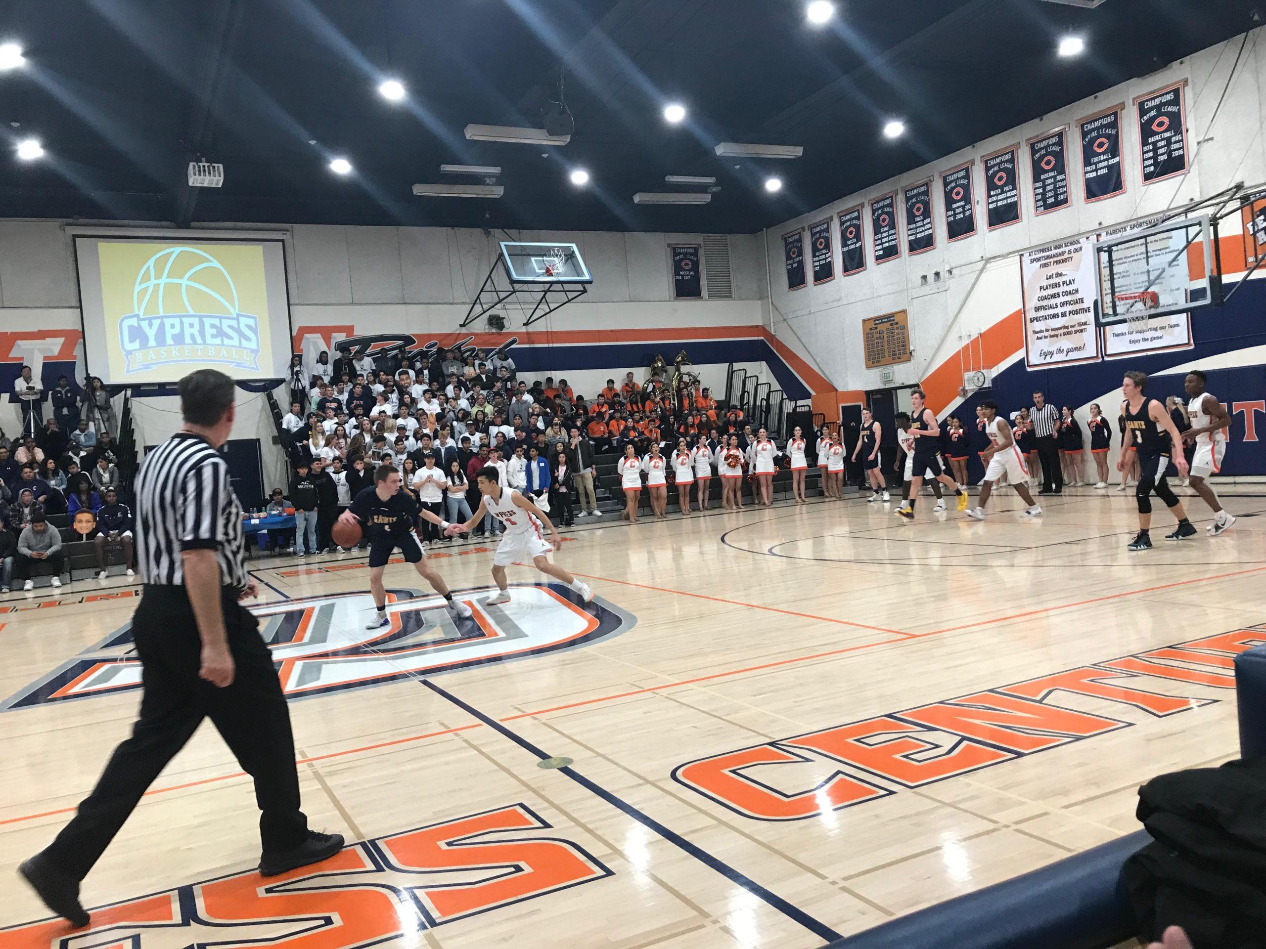 Cypress boys basketball team captures Empire League showdown over Crean Lutheran 94-85 in OT