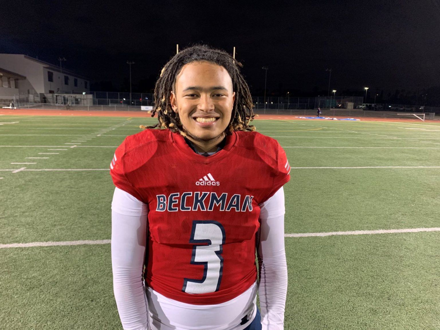 Beckman tailback Jett Daviss stars on the field and leads teammates by ...