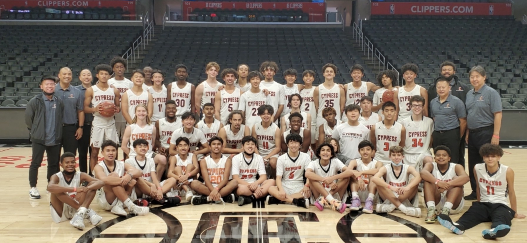 Cypress tops La Habra 58-41 at Staples Center before Clippers game