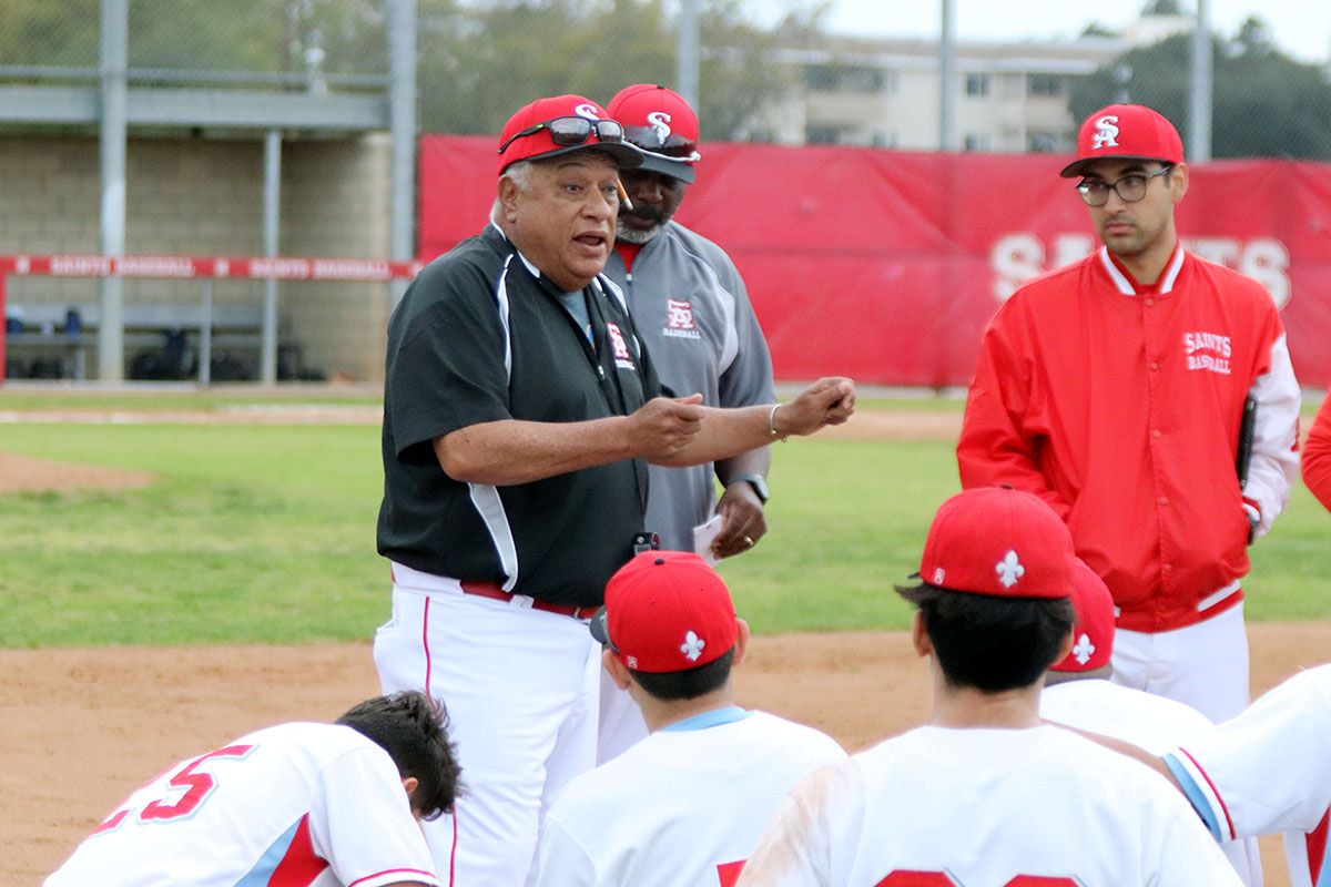Santa Ana Saints varsity baseball coach David Silva retires after five ...