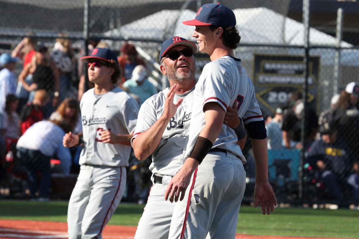 Despite suffering injury, Beckman third base coach celebrates CIF title ...